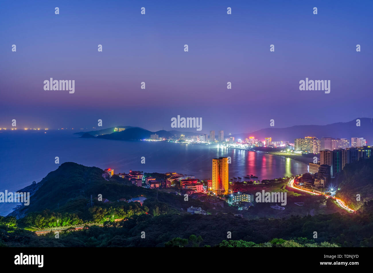 The scenery of Dajiao Bay, Hailing Island, Yangjiang City, Guangdong ...