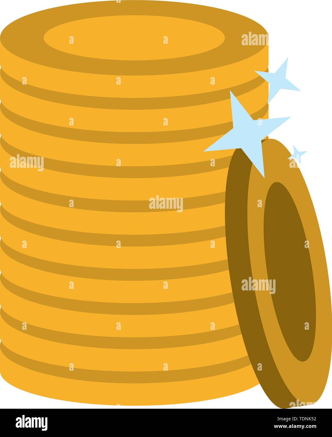 Shiny piled up coins hi-res stock photography and images - Alamy