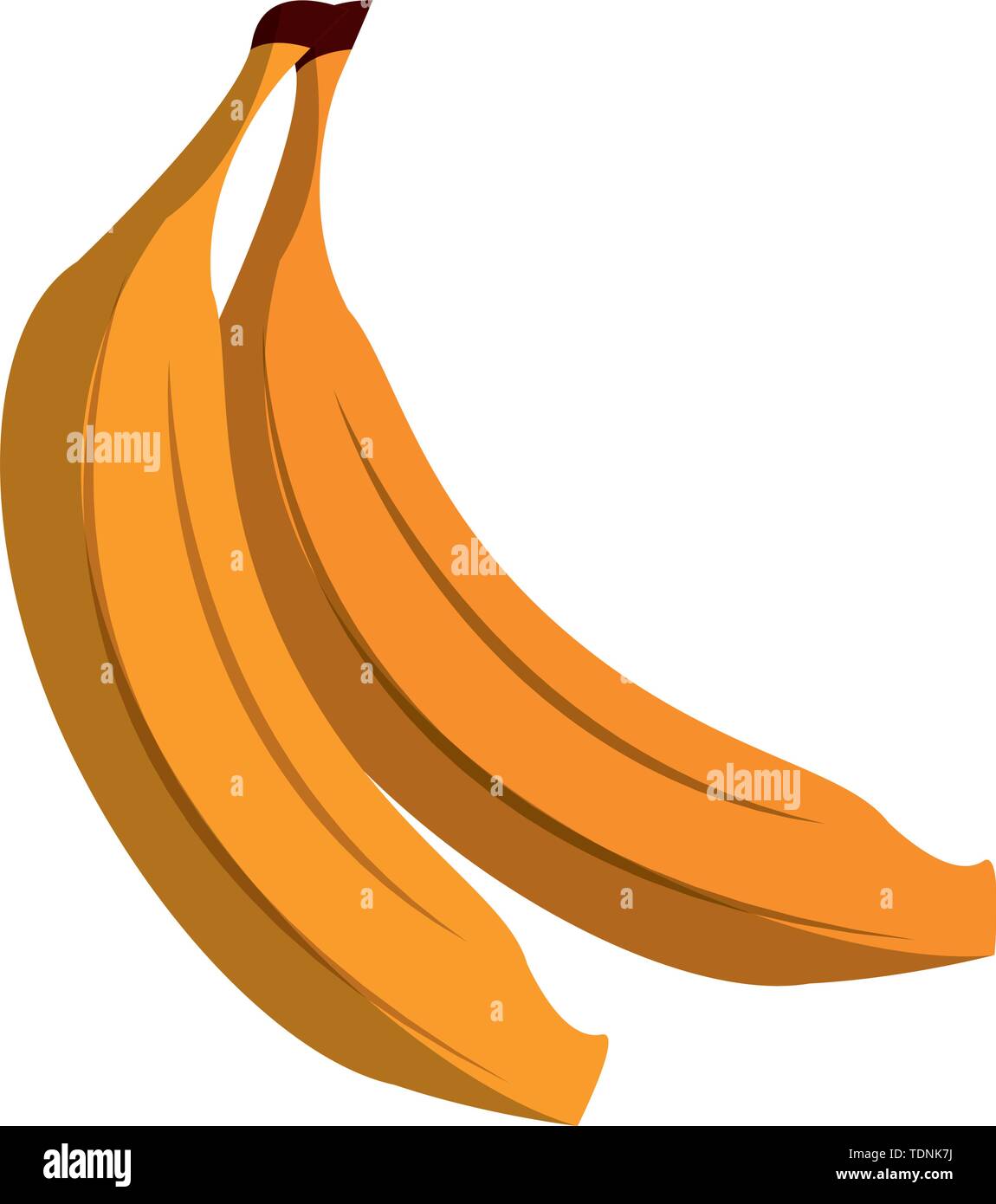 Bananas fresh fruits isolated cartoon Stock Vector Image & Art - Alamy
