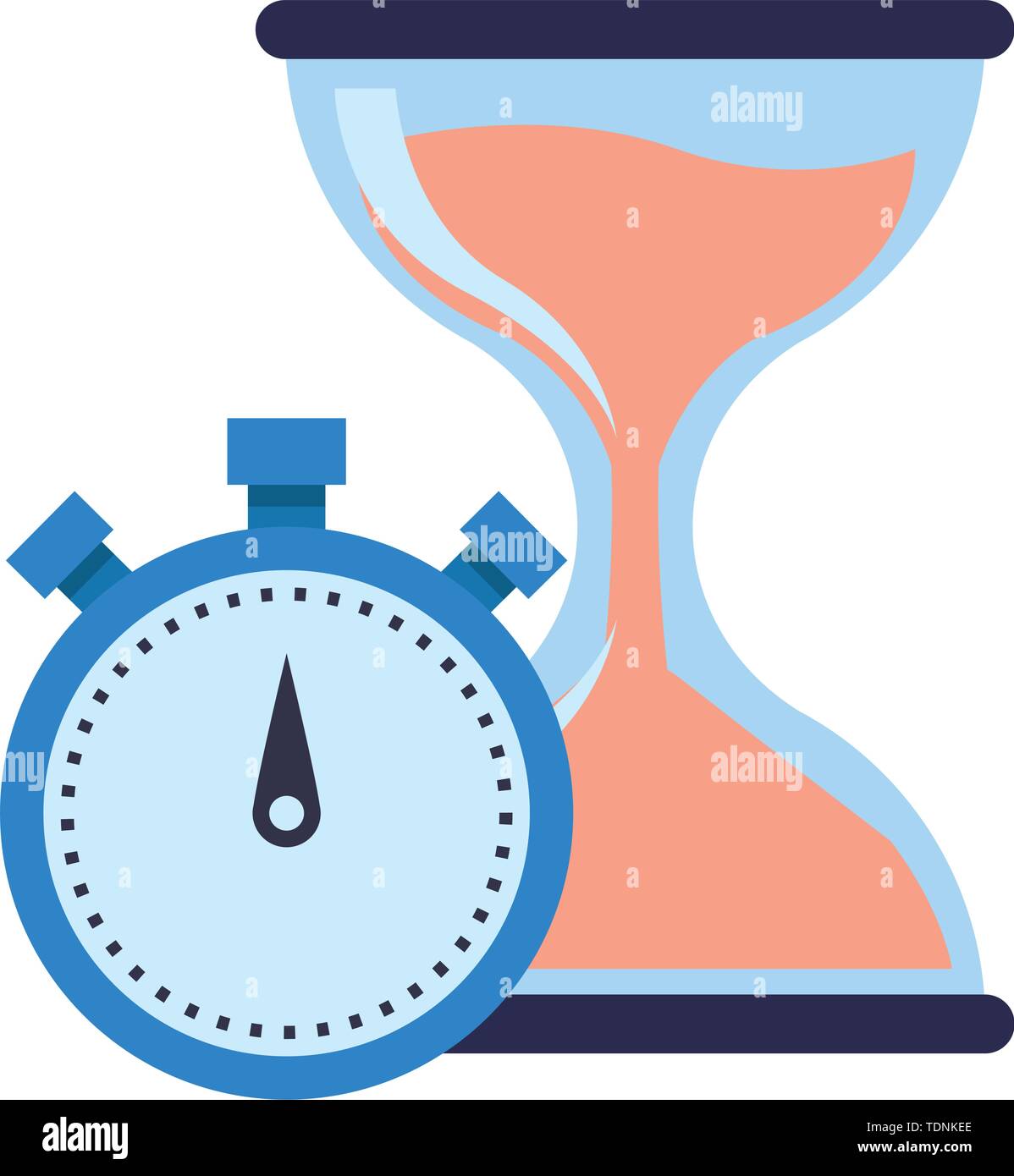 hourglass sand timer icon cartoon Stock Vector Image & Art - Alamy