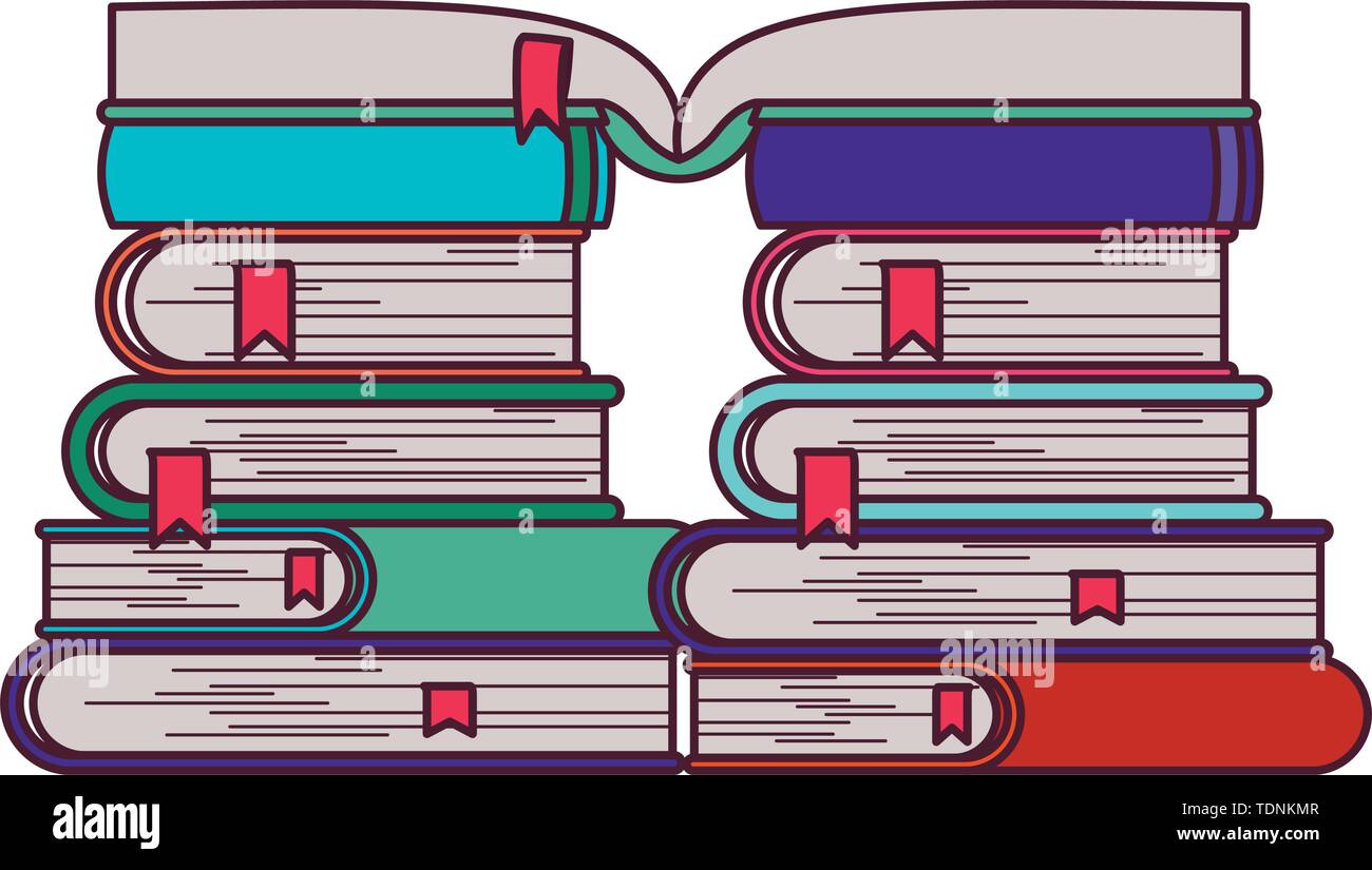 Group of books and hand design Stock Vector Image & Art - Alamy