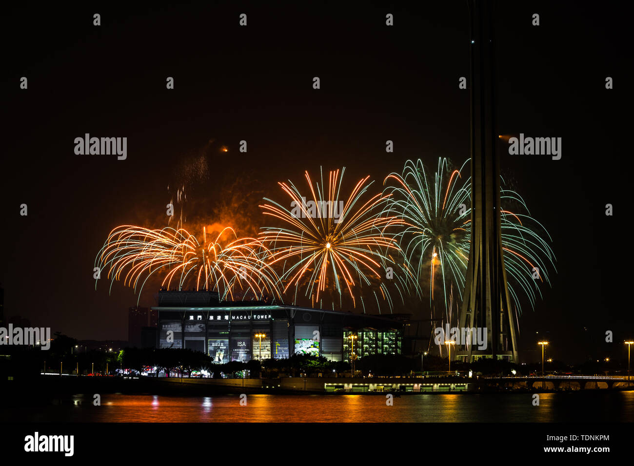 Macau fireworks hi-res stock photography and images - Alamy