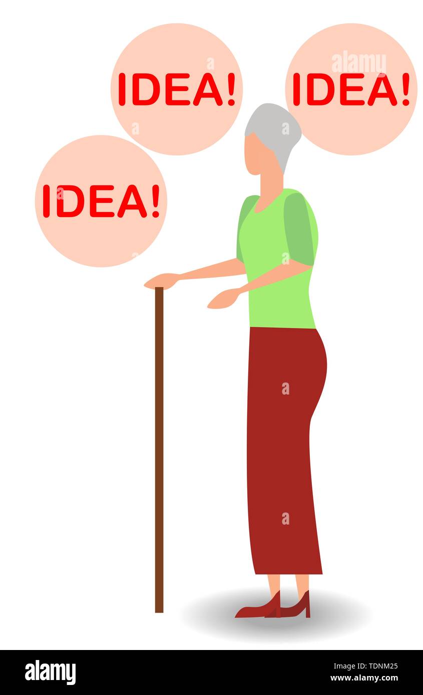 illustration of thinking idea or solution concept with fast thinking ...