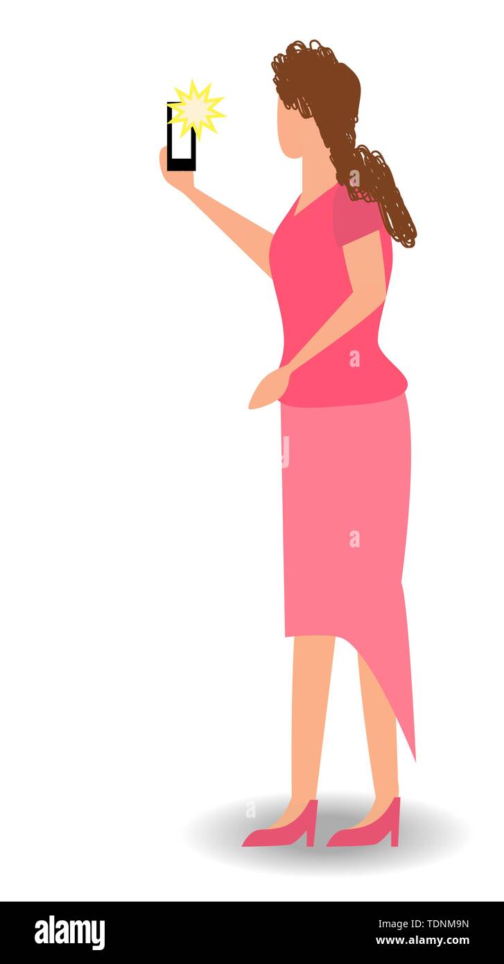 Pixel art girl character Cut Out Stock Images & Pictures - Alamy
