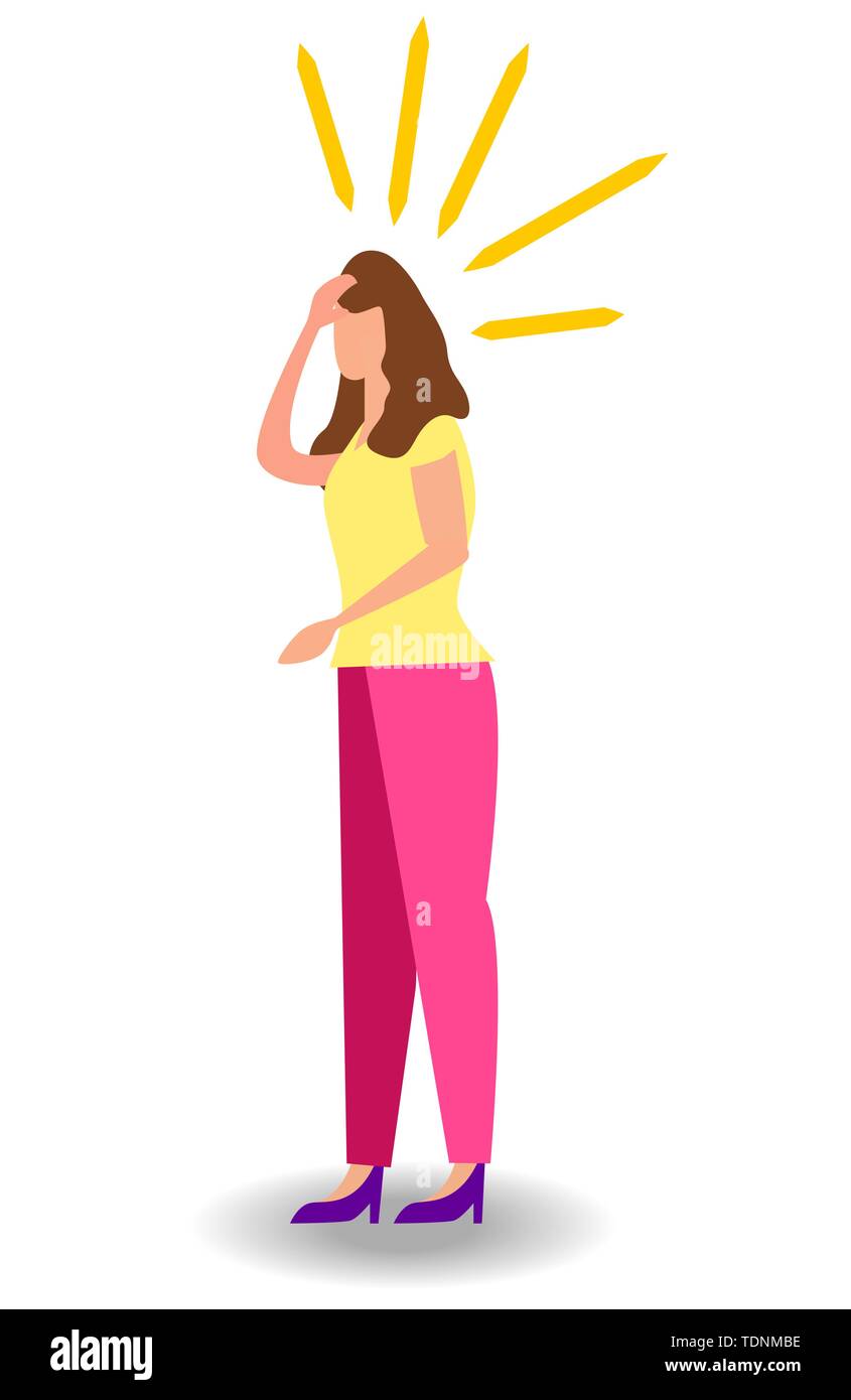 Forehead Vectors High Resolution Stock Photography and Images - Alamy