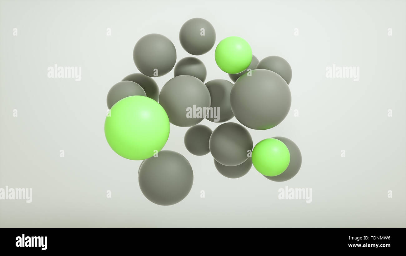 Spherical background material, simple style, color contrast Stock Photo ...