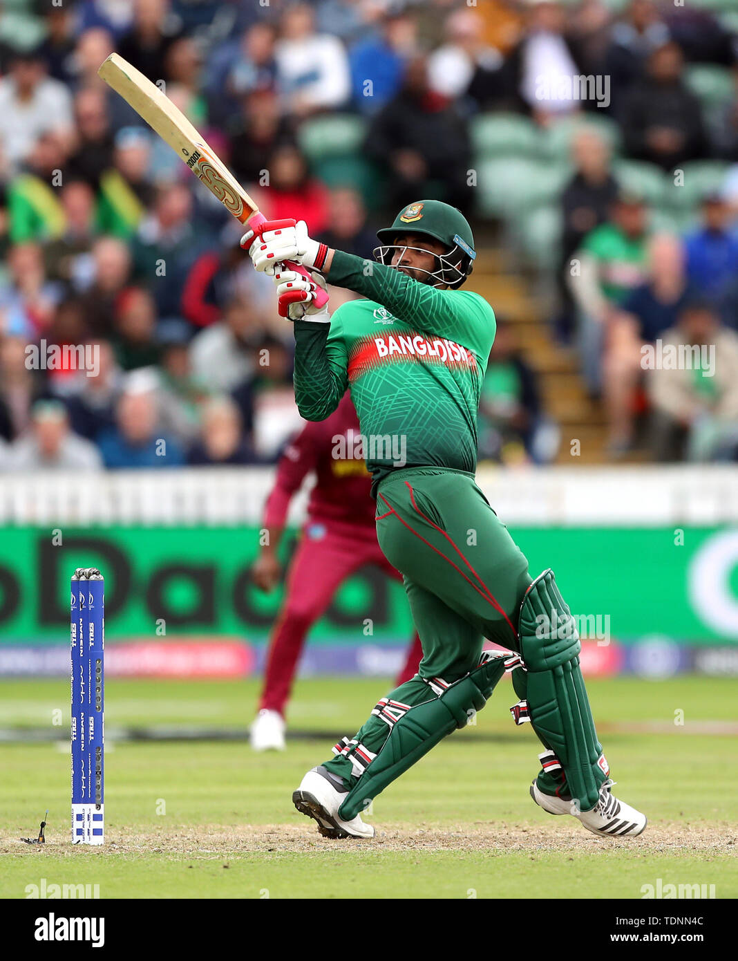 Bangladesh's Tamim Iqbal during the ICC cricket World Cup group stage ...
