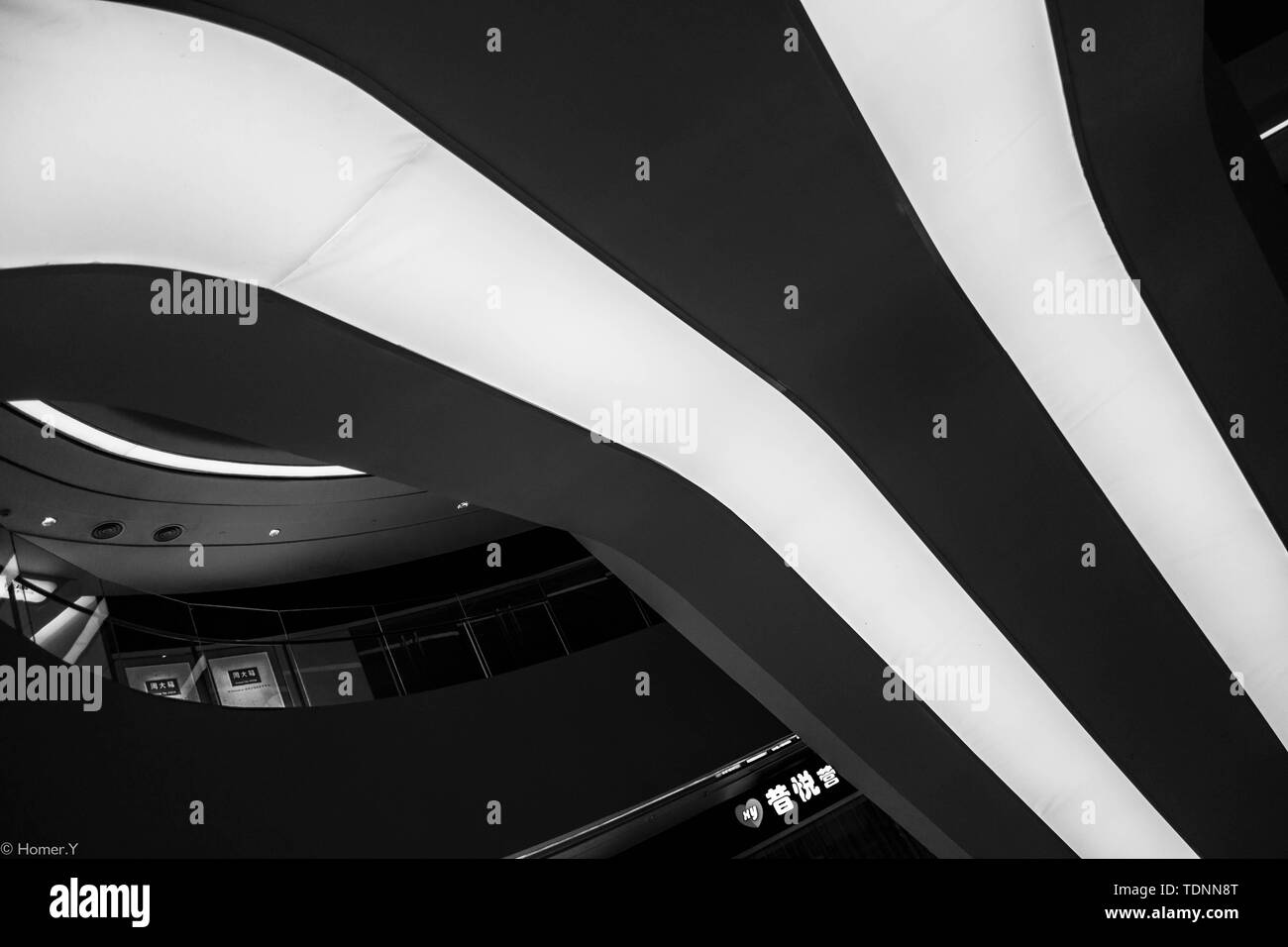 Beijing night view Black and White Stock Photos & Images - Alamy