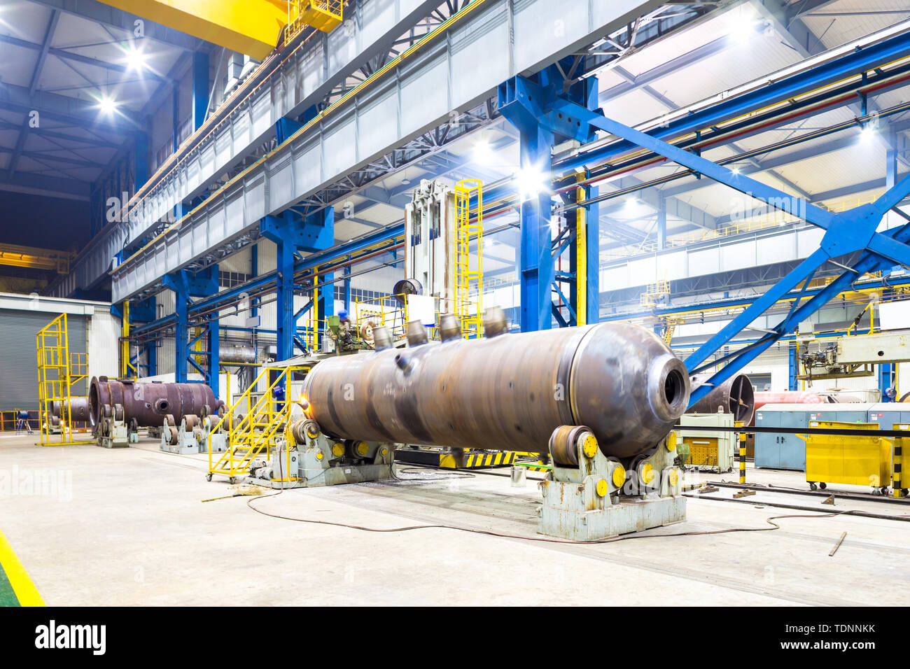 Interior of factory workshop Stock Photo - Alamy