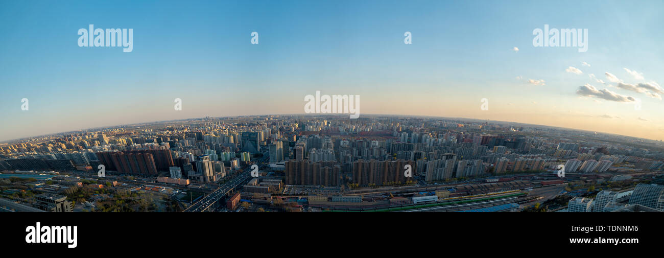 Panorama of beautiful planet Beijing skyline city Stock Photo - Alamy