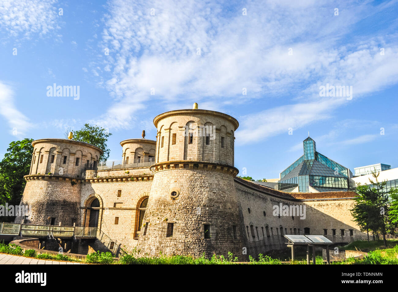 Luxembourg city architecture scenery Stock Photo - Alamy