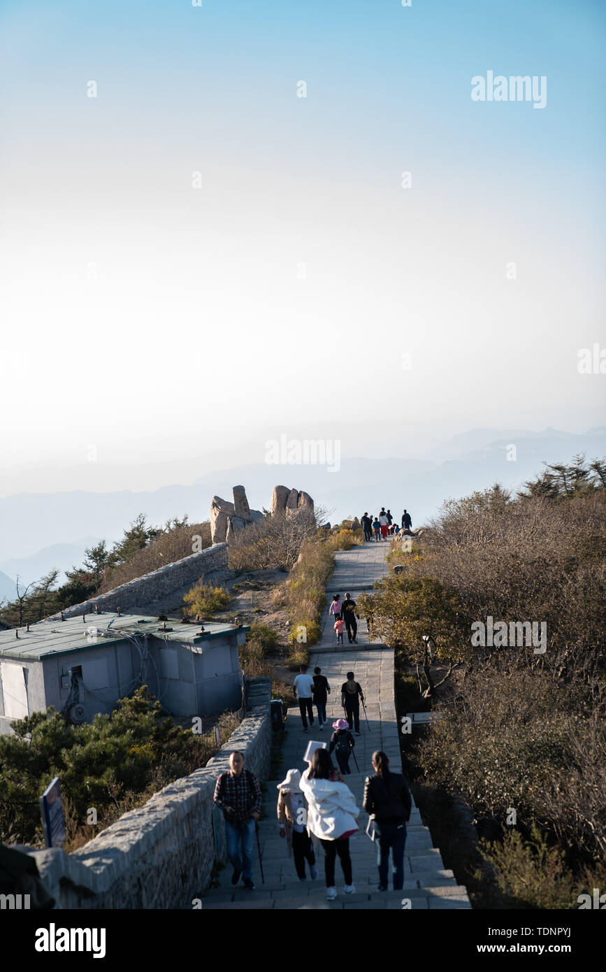 Mount Taishan Scenic Area Stock Photo - Alamy