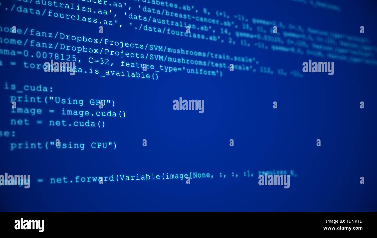 3d Hacking Code Data Flow Stream On Blue Screen With Typing Coding