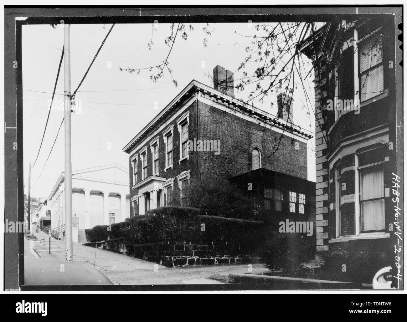 Photocopy of 1977 photograph (original negative lost) SOUTH FRONT AND ...