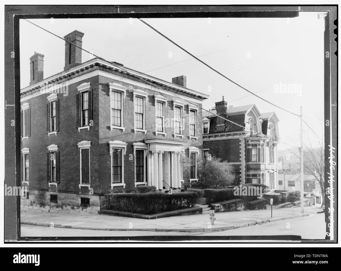 Photocopy of 1977 photograph (original negative lost) SOUTH FRONT AND ...