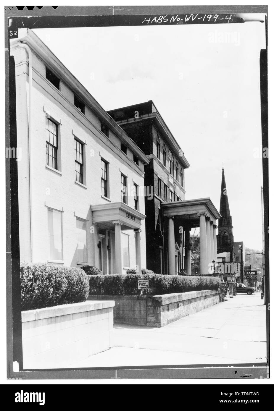 Photocopy of 1977 photograph (original negative lost) VIEW LOOKING ...