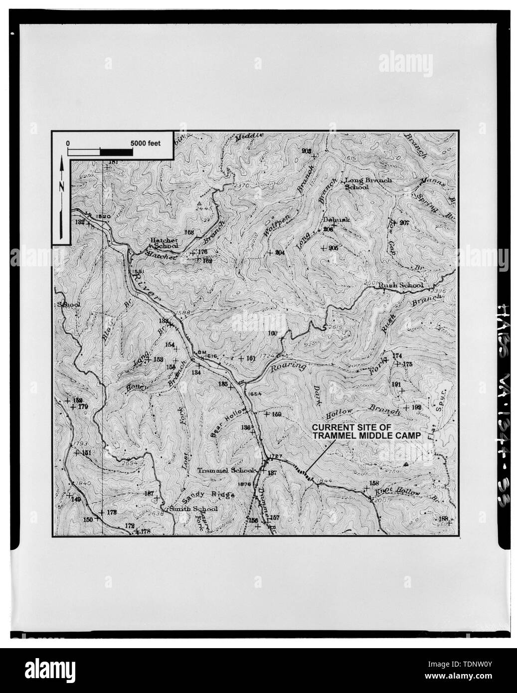 Photocopy of Clintwood 15-minute topographic quadrangle, with current ...