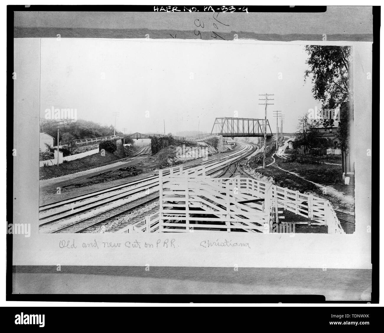 Photocopy of Photograph, 1893 (Moore Memorial Library) VIEW OF OLD AND ...