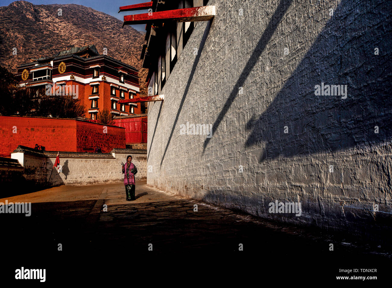 Gannan folk customs, humanistic scenery prairie monastery beautiful ...