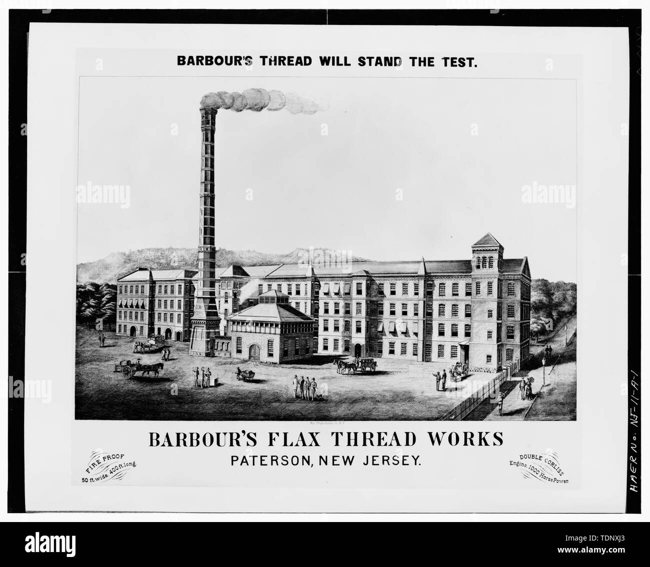 Barbours flax thread works paterson hi-res stock photography and images ...