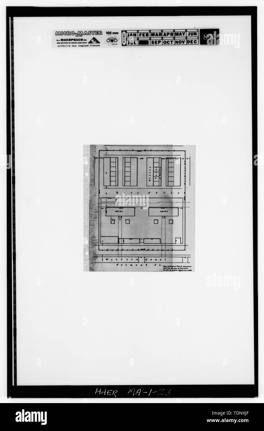 Photocopy of a drawing (original in the Collection of the PLandC ...