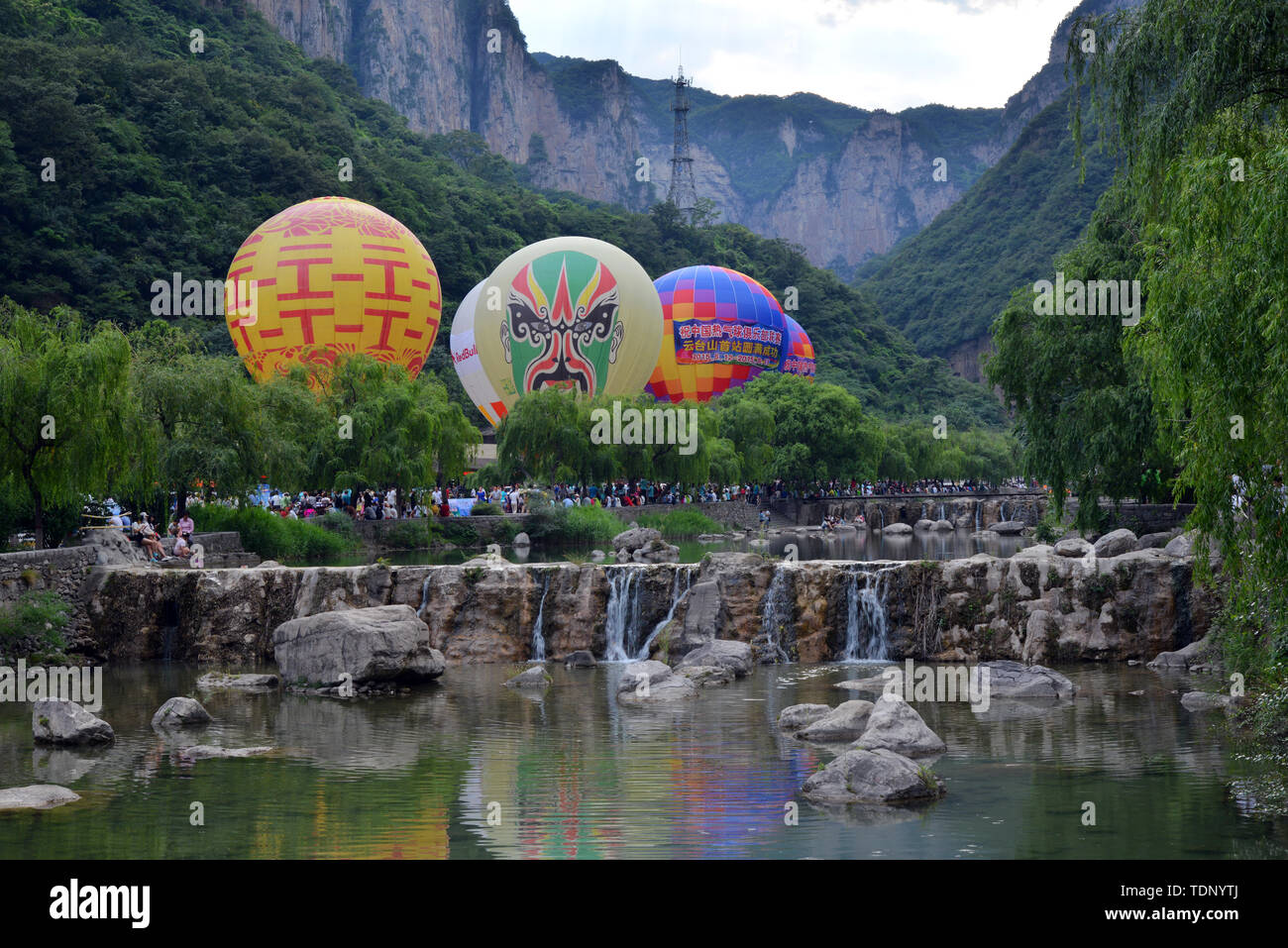 The scenery of Yuntai Mountain, Henan Province Stock Photo - Alamy