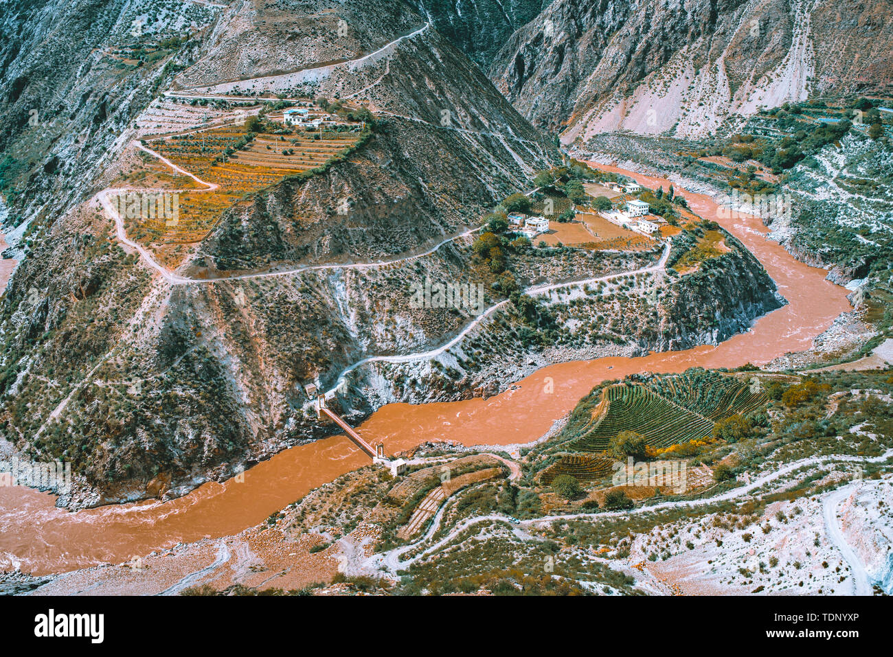 First Bay of Lancang River Stock Photo - Alamy