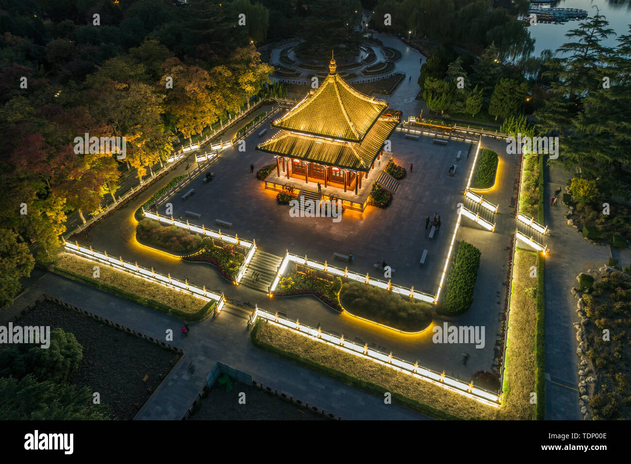 Xi an city night view hi-res stock photography and images - Alamy