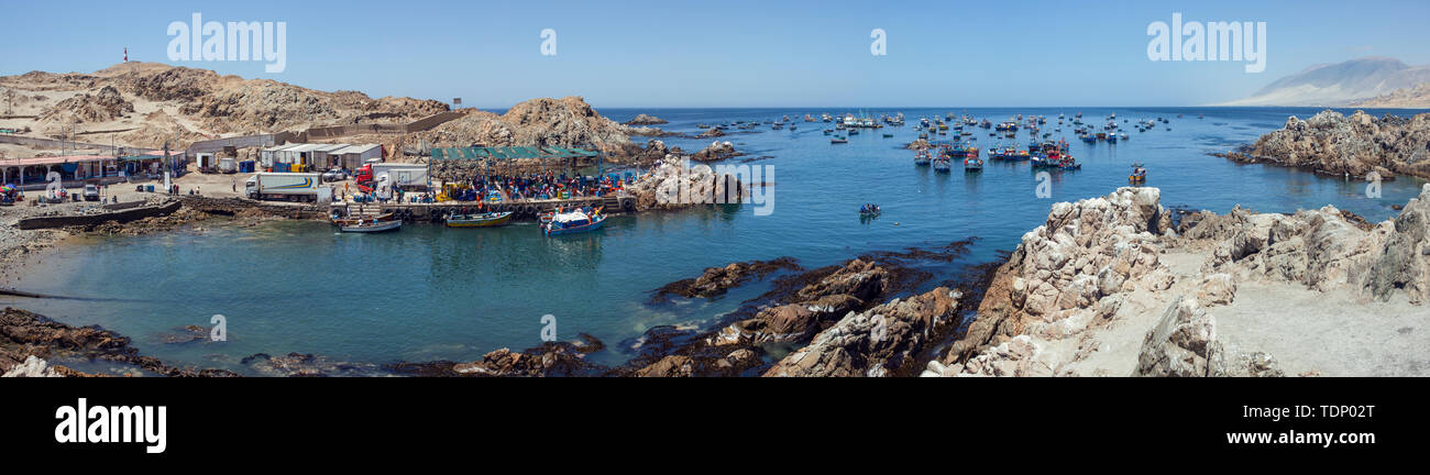 South America, Peru, Bolivia, Andean plateau, coastline, panorama ...