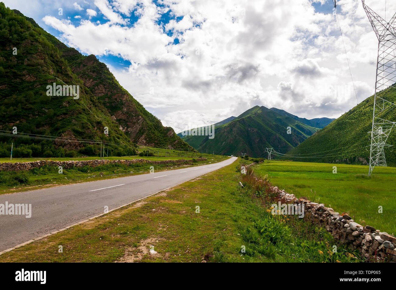 Tibetan ancient tea horse road Stock Photo - Alamy