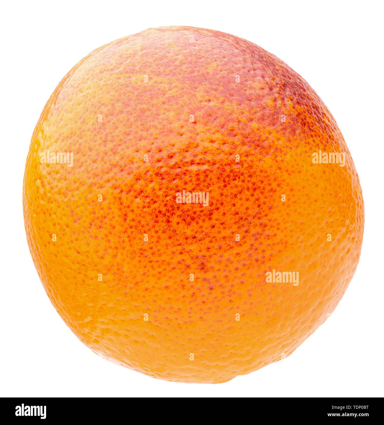 sicilian orange isolated on a white background Stock Photo - Alamy