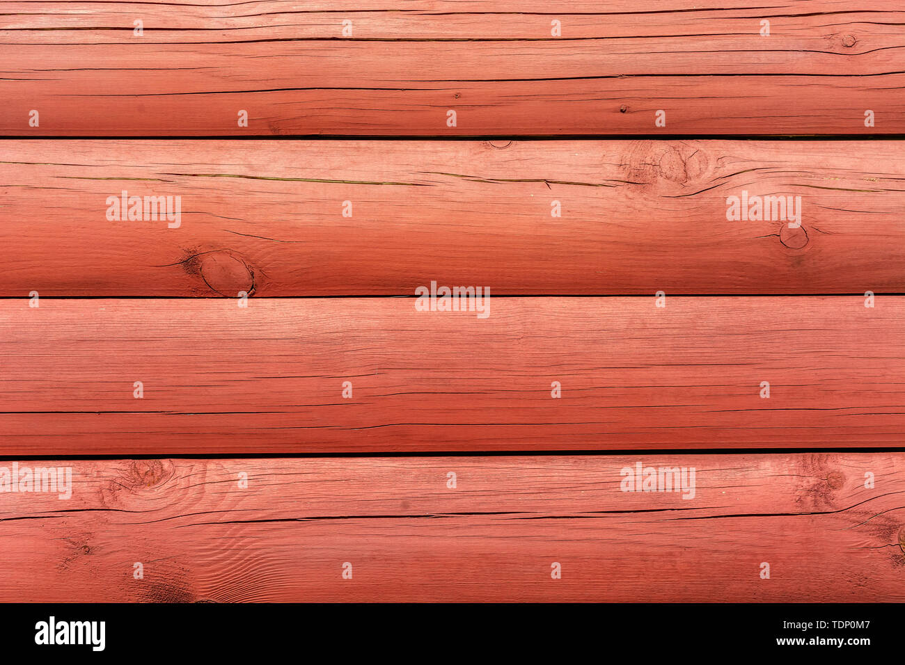 Red painted logs hi-res stock photography and images - Alamy