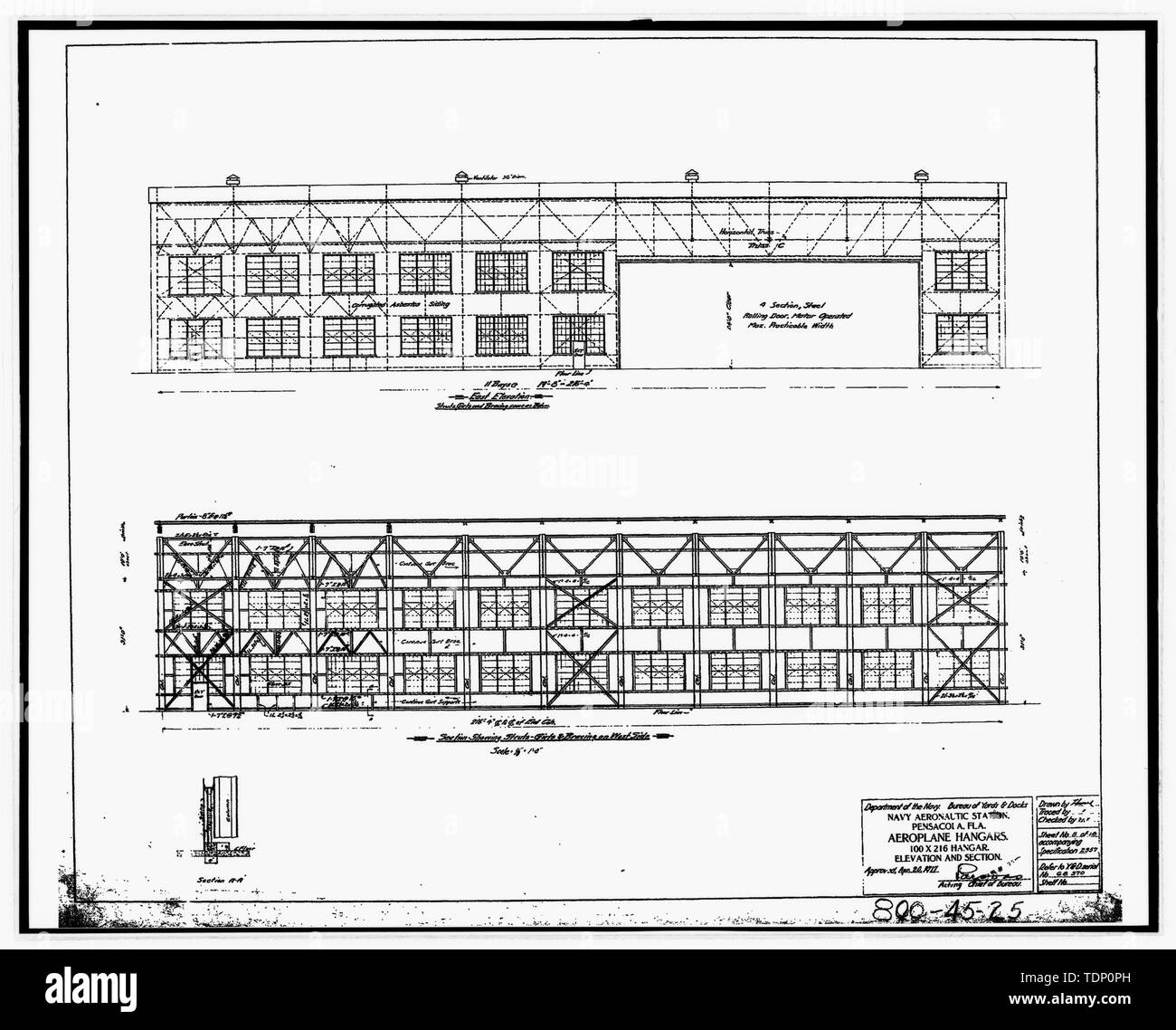 Photocopy of drawing (this photograph is an 8 x 10 copy of an 8 x 10 ...
