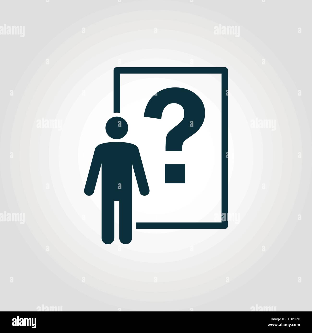 Client Brief vector icon symbol. Creative sign from advertising icons ...