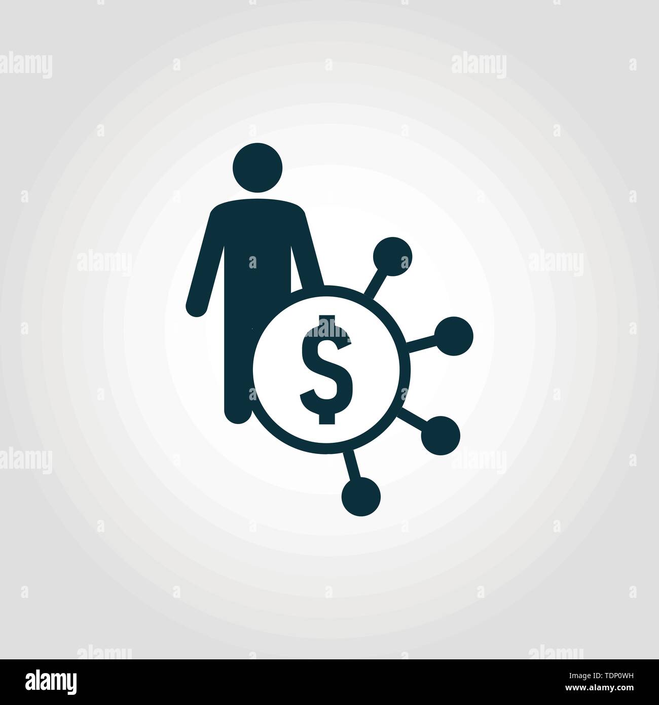 Affiliate Marketing vector icon symbol. Creative sign from advertising ...