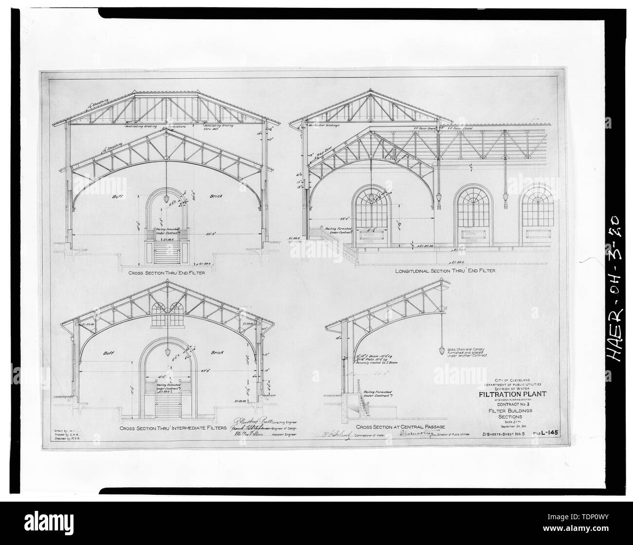 Photocopy of drawing - L-145 in files of Utilities Engineering ...