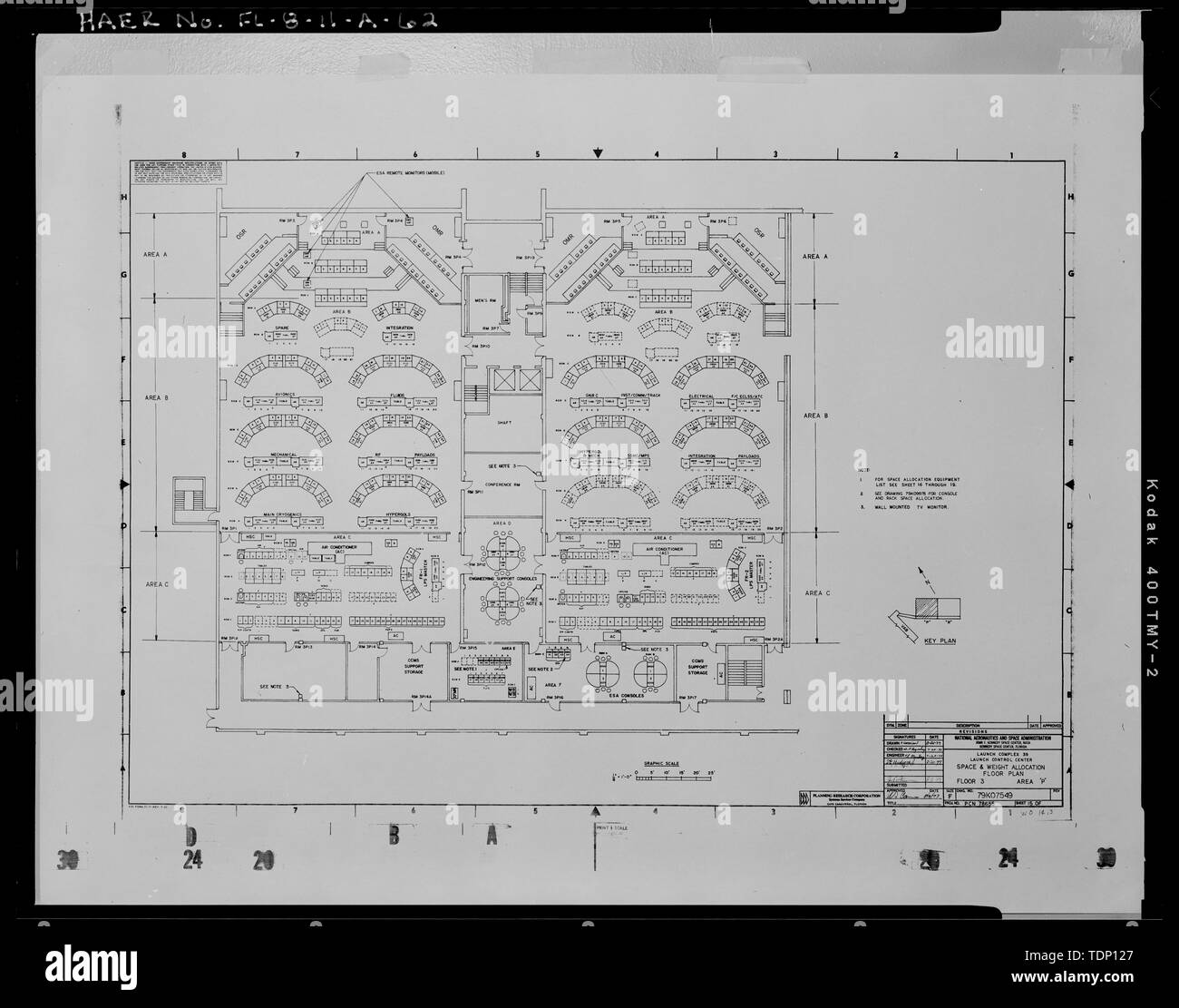 Photocopy of drawing. LAUNCH COMPLEX 39, LCC, SPACE AND WEIGHT ...