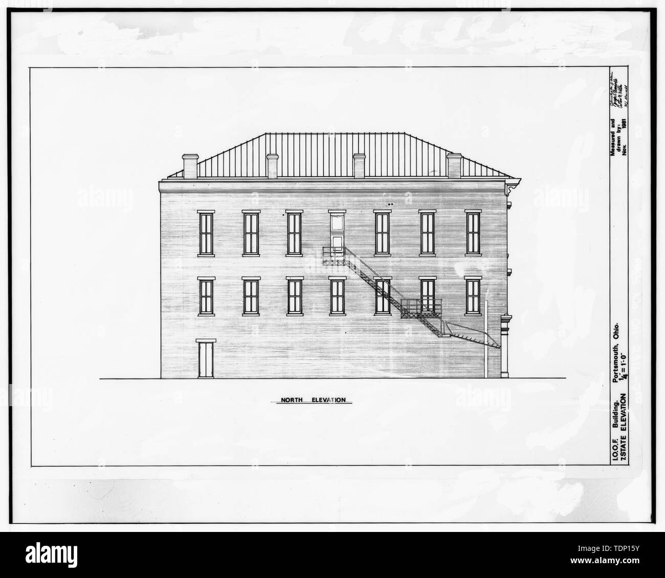 Photocopy of drawing September 28, 1951 (original in files of United ...