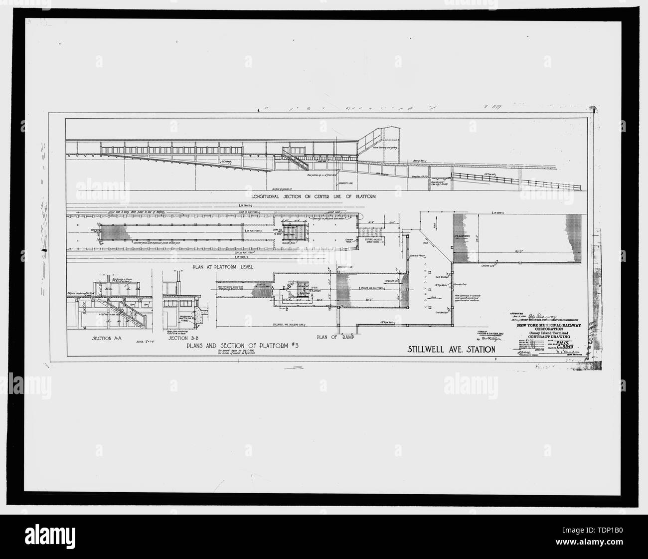 Photocopy of drawing no. C-3545, dated 5 January 1916, entitled New ...
