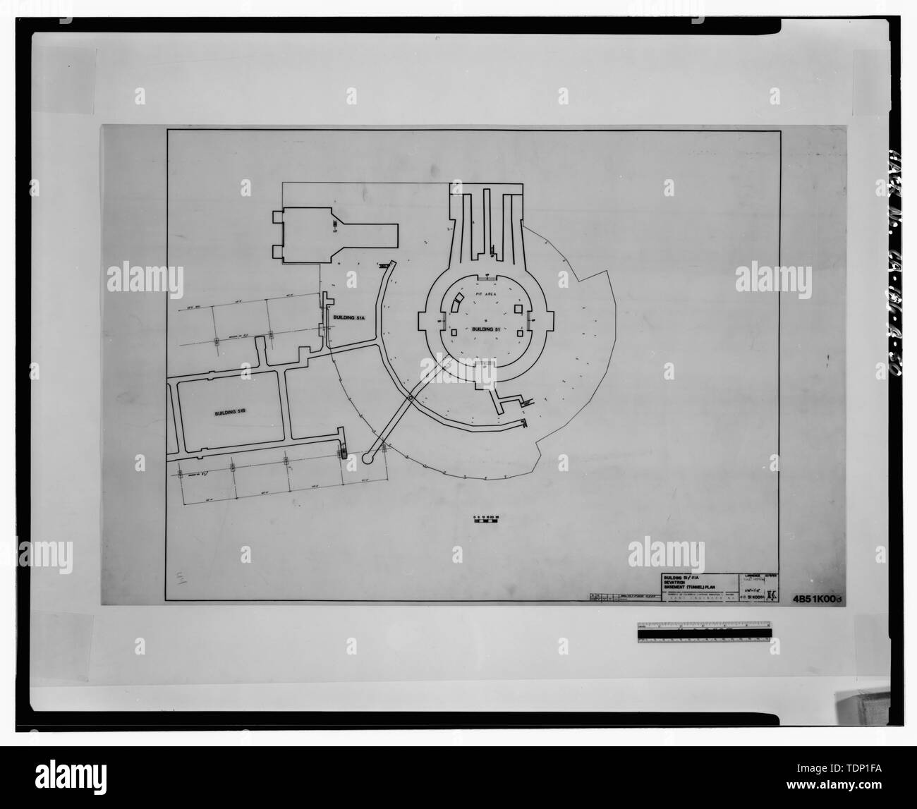 Photocopy of engineering drawing (original drawing located in LBNL ...