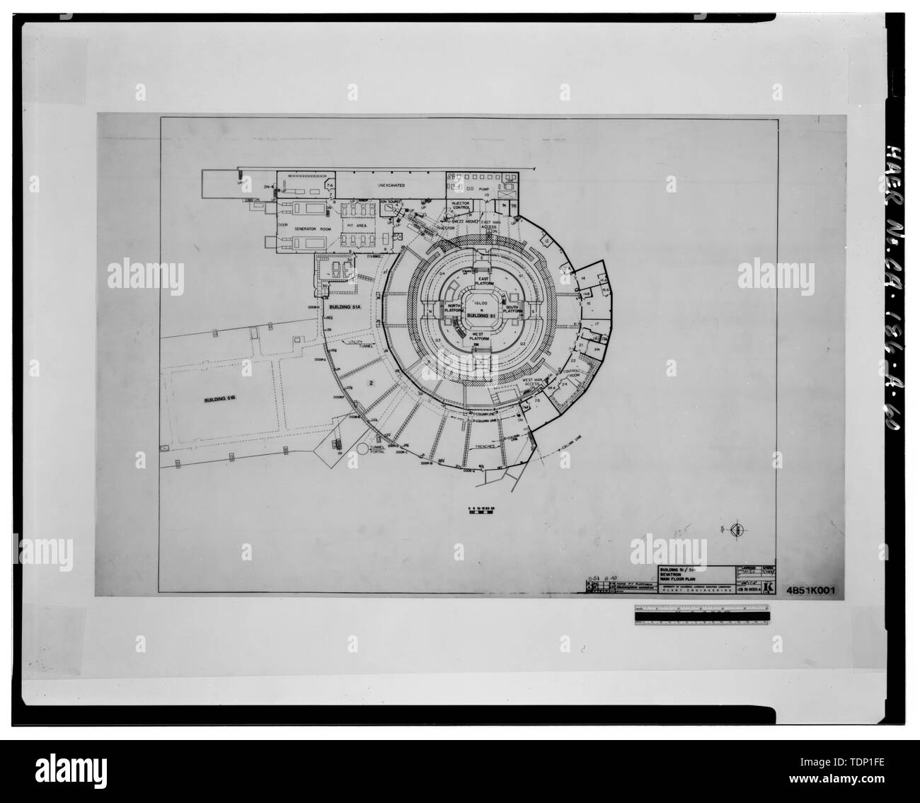 Photocopy of engineering drawing (original drawing located in LBNL ...