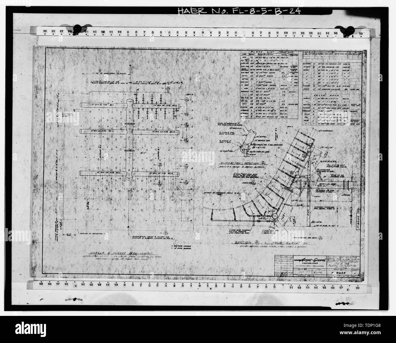 Flame deflector Black and White Stock Photos & Images - Alamy