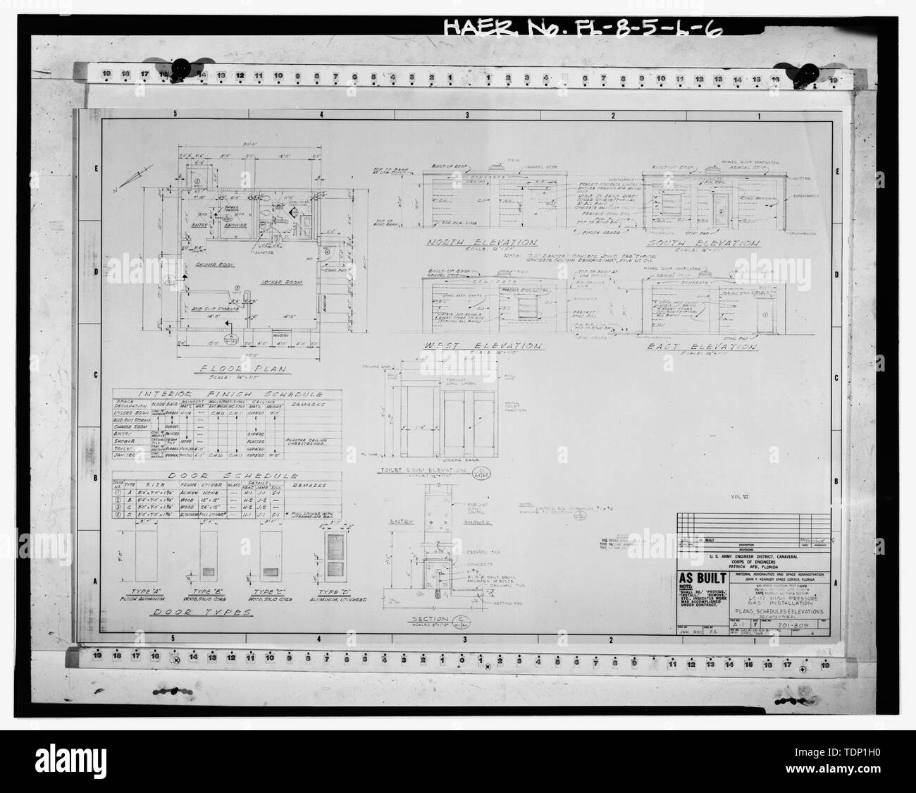 Photocopy of engineering drawing. LC-17 HIGH PRESSURE GAS INSTALLATION ...