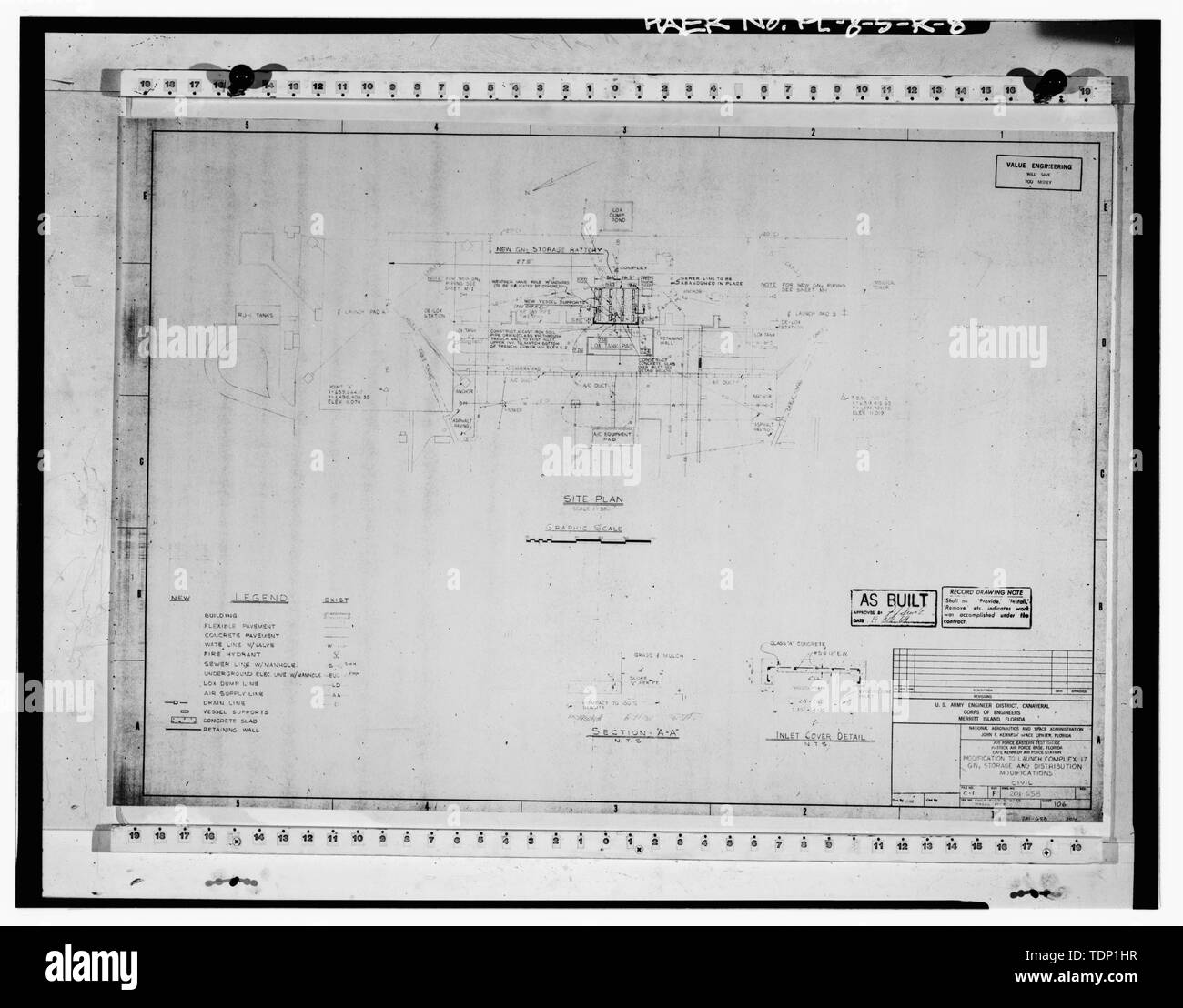 Photocopy of engineering drawing. MODIFICATION TO LAUNCH COMPLEX 17 ...