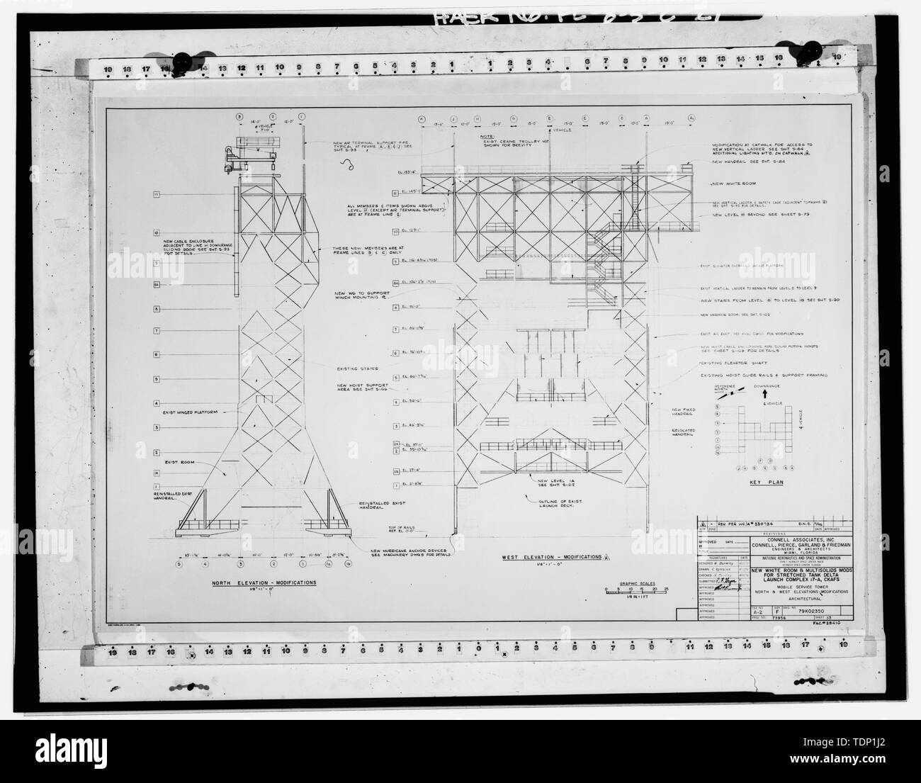 Photocopy of engineering drawing. NEW WHITE ROOM AND MULTISOLIDS MODS ...