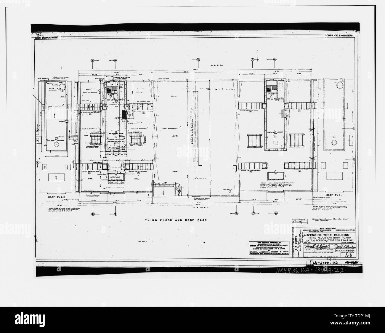 Photocopy of engineering drawing, May, 1941 (original drawing located ...