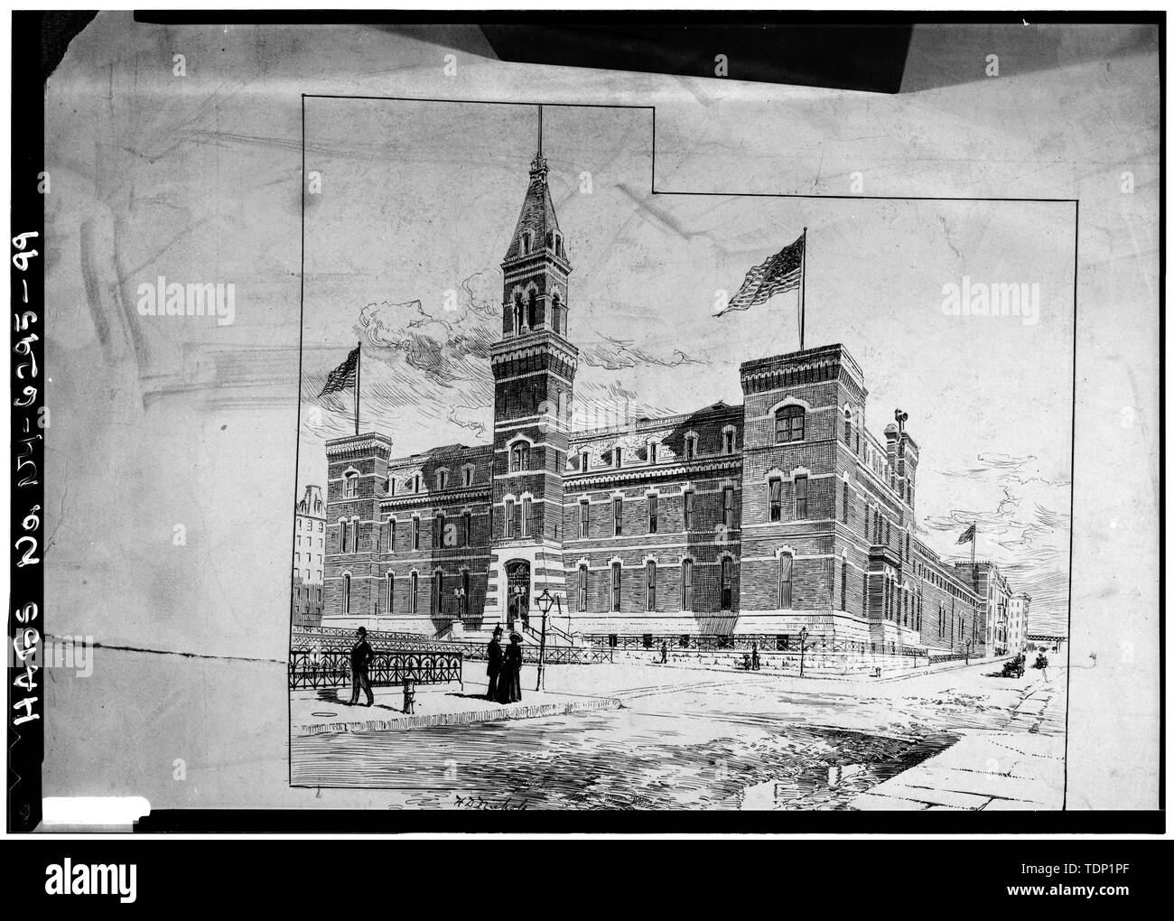 Photocopy of engraving (original engraving in Seventh Regiment Armory ...
