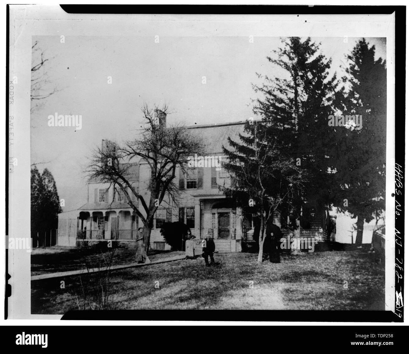 Photocopy of historical photograph VIEW OF MAIN ELEVATION, SHOWING ...