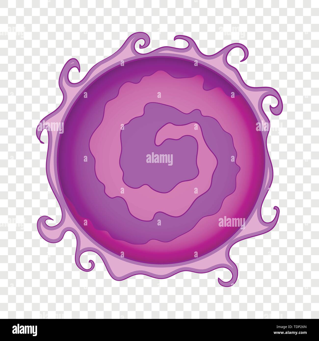 Purple planet icon, cartoon style Stock Vector Image & Art - Alamy