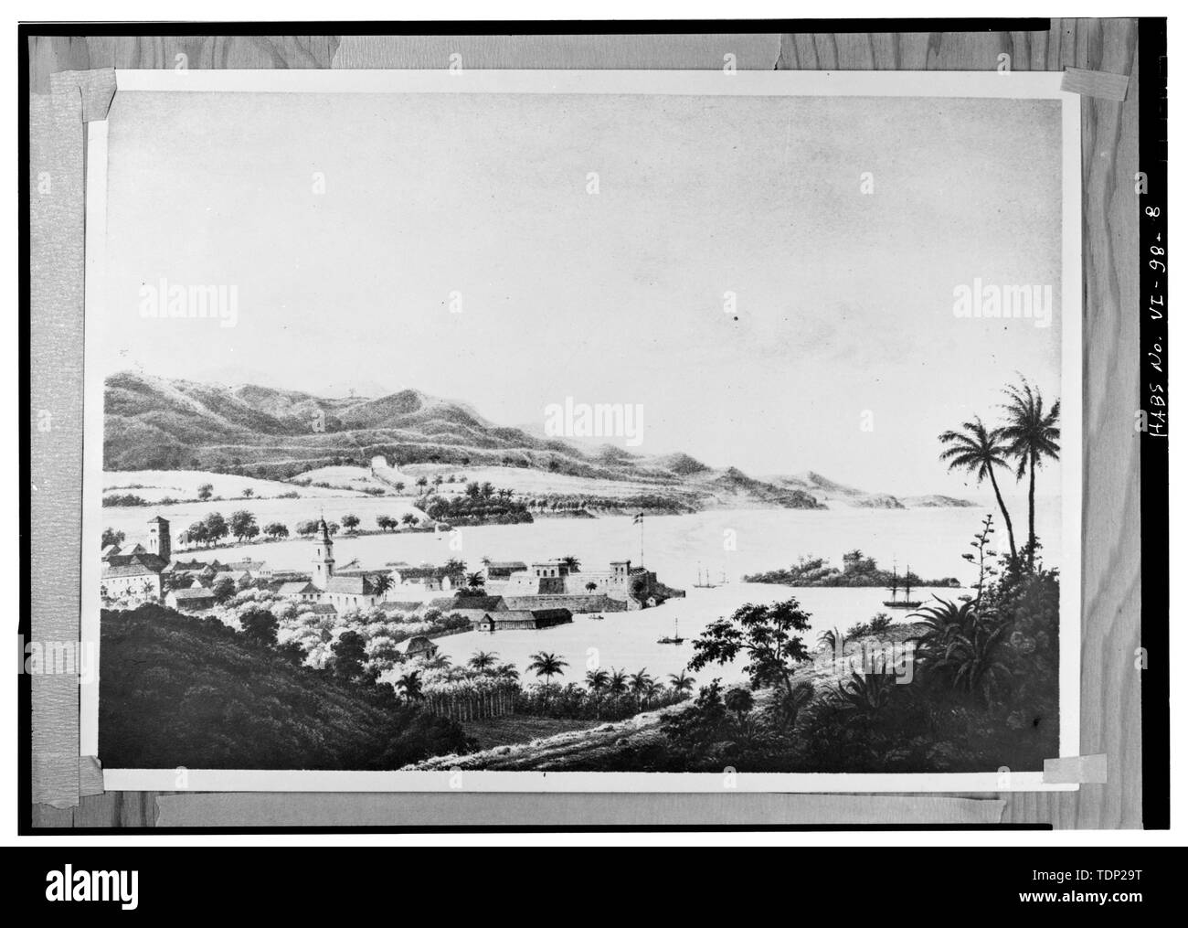 Photocopy of lithograph (original in the possession of the Royal ...